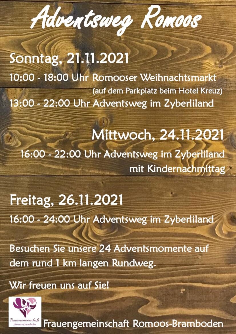 Adventsweg & Weihnachtsmarkt Romoos
